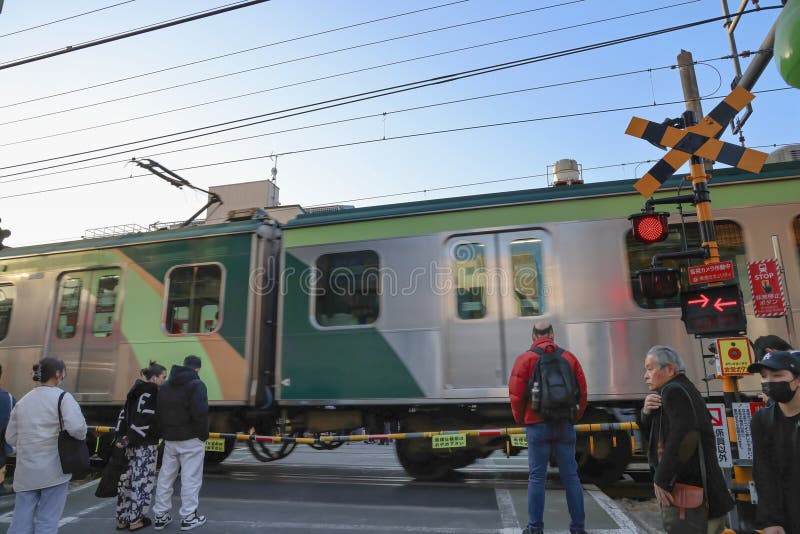 Nov 29 2023 Area in Front of the Togoshi Ginza Station Editorial ...