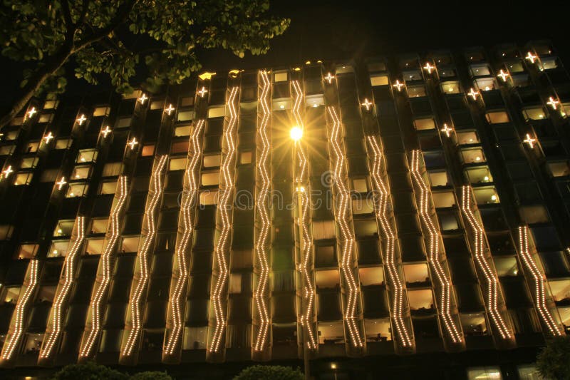 Buildings are Illuminated for Chinese New Year Celebration 14 Nov 2013 ...