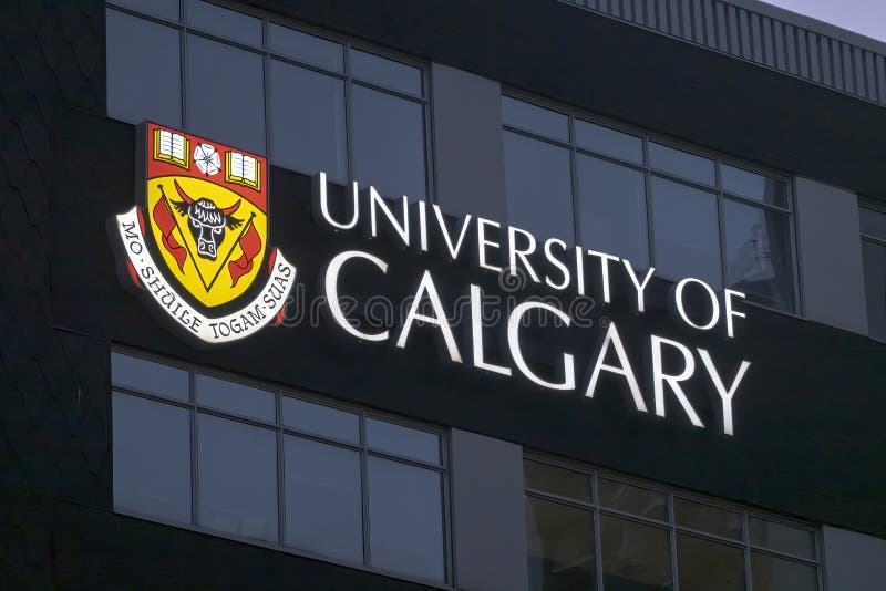 An University of Calgary Sign on the Downtown Campus Editorial Image ...