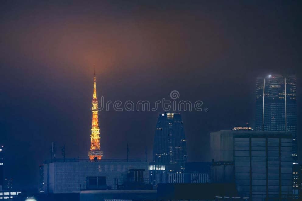 Nov 26 2023 Central Tokyo and the Iconic Tokyo Tower Editorial Image ...