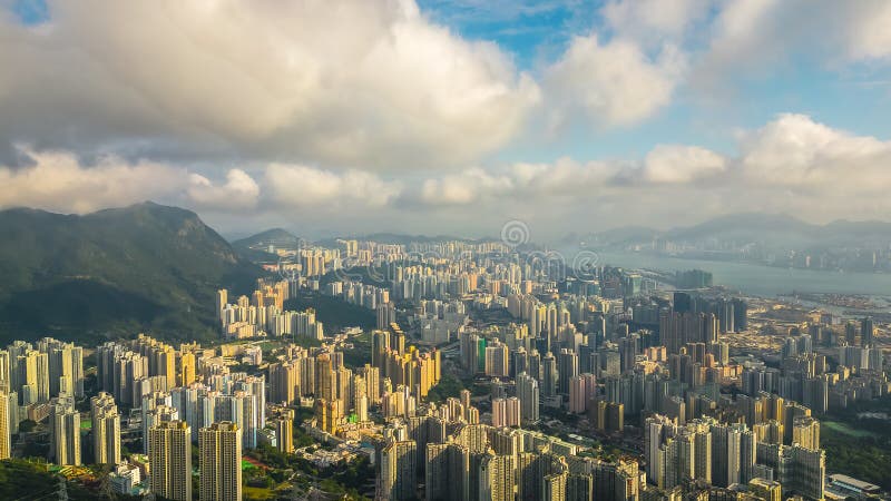 16 Nov 2022 the Kowloon View from Lion Rock Mountain, HK Stock Image ...
