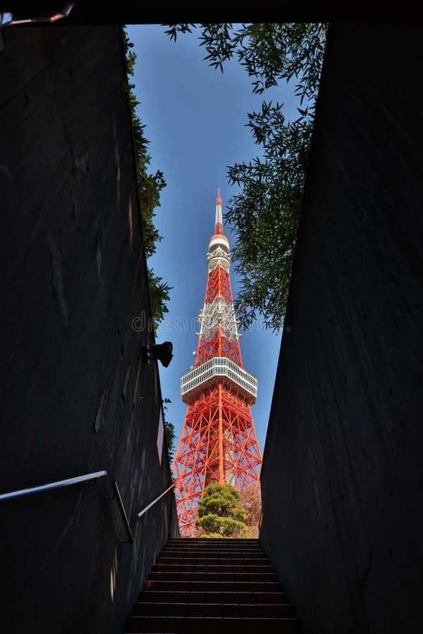 Nov 28 2023 Landmark of Tokyo Tower View Point from Step Editorial ...