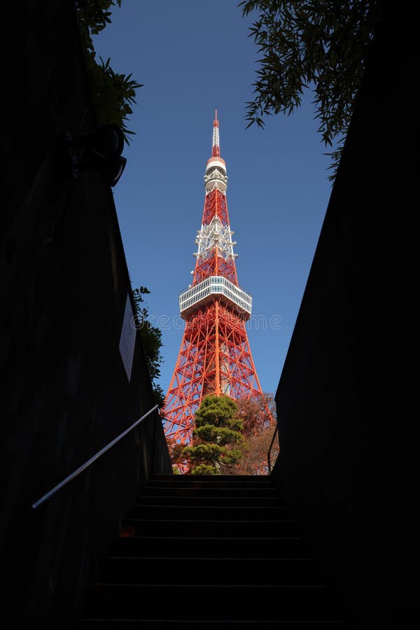 Nov 28 2023 Landmark of Tokyo Tower View Point from Step Editorial ...