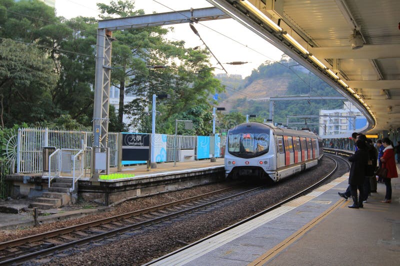 30 Nov 2013 a MTR Train on the East Rail Line Editorial Stock Image ...