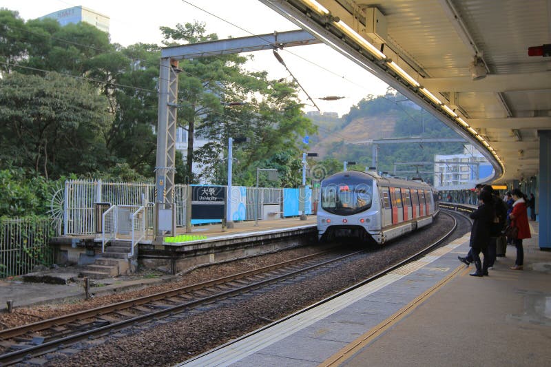 30 Nov 2013 a MTR Train on the East Rail Line Editorial Stock Photo ...