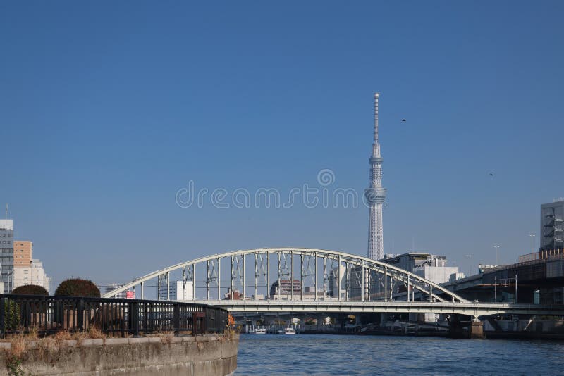 Nov 27 2023 Ryogoku Bridge, the Landscape of the Sumida River Editorial ...