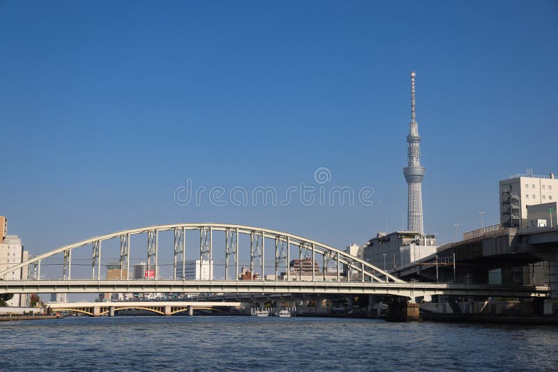 Nov 27 2023 Ryogoku Bridge, the Landscape of the Sumida River Editorial ...