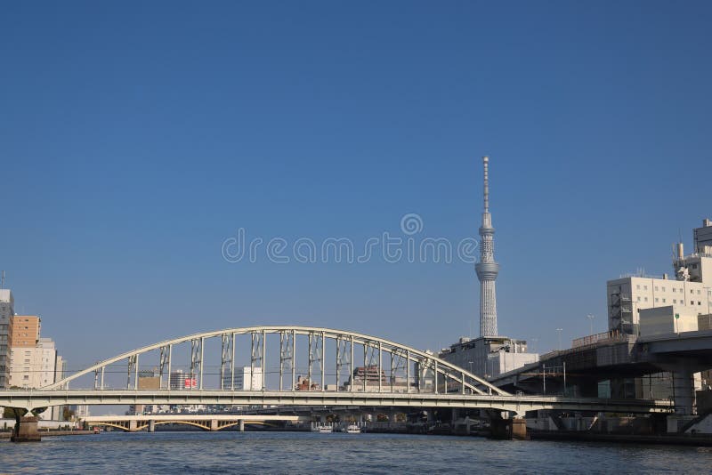 Nov 27 2023 Ryogoku Bridge, the Landscape of the Sumida River Editorial ...