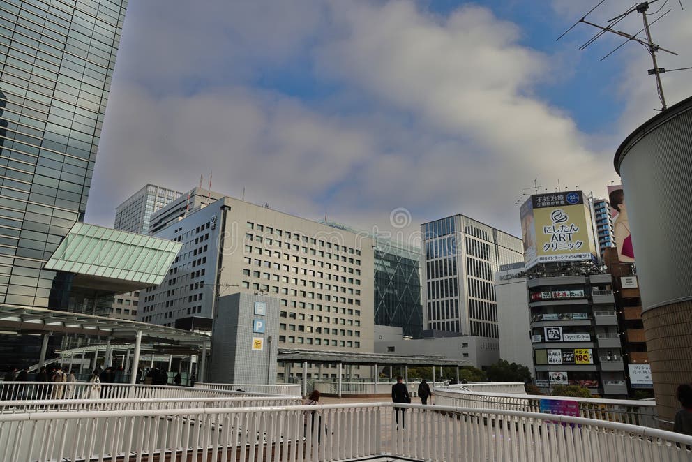 Nov 27 2023 the Scenery in Front of Gotanda Station Editorial ...