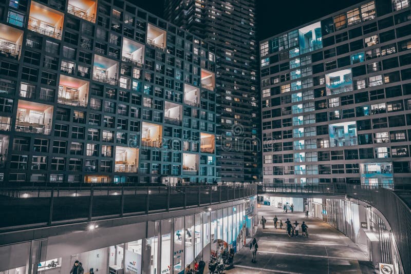 Nov 27 2023 the Shinonome Canal Court Codan at Night Editorial ...