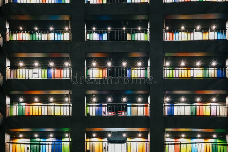 Nov 27 2023 Soho Building, a Colorful Building in Odaiba Editorial ...