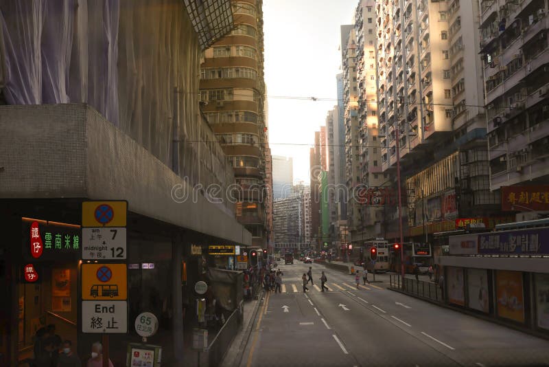 Nov 4 2023 the Streets of North Point in Hong Kong Editorial Stock ...