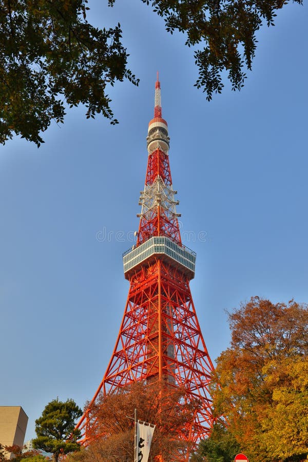 Nov 27 2023 a Tokyo Tower with Bright Sunny Day Editorial Image - Image ...