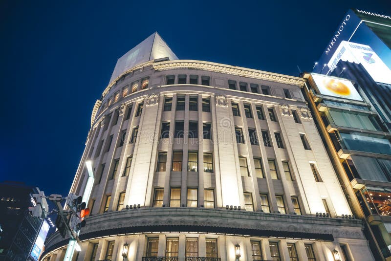 Nov 26 2023 Wako Building with Landmark Clock Tower at Intersection ...