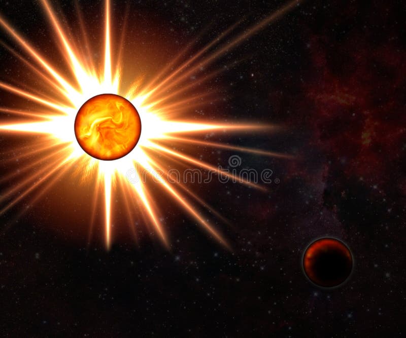 Nova and dead star stock illustration. Illustration of blaze - 11867773