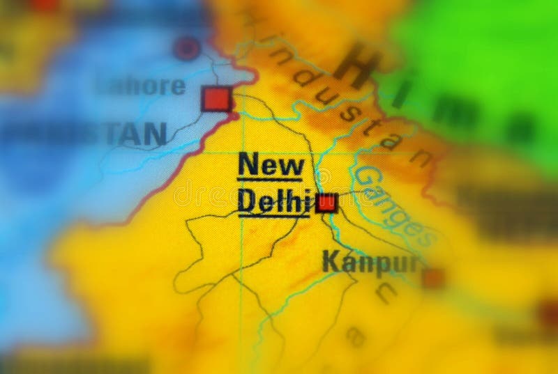 Mapa de Nova Deli imagem de stock. Imagem de deli, tiro - 45852369