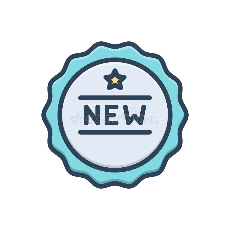 Color Illustration Icon for Nova, New and Star Stock Vector ...