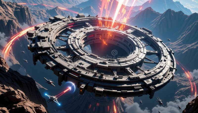 Twisting Megastructure Stock Illustrations – 6 Twisting Megastructure ...