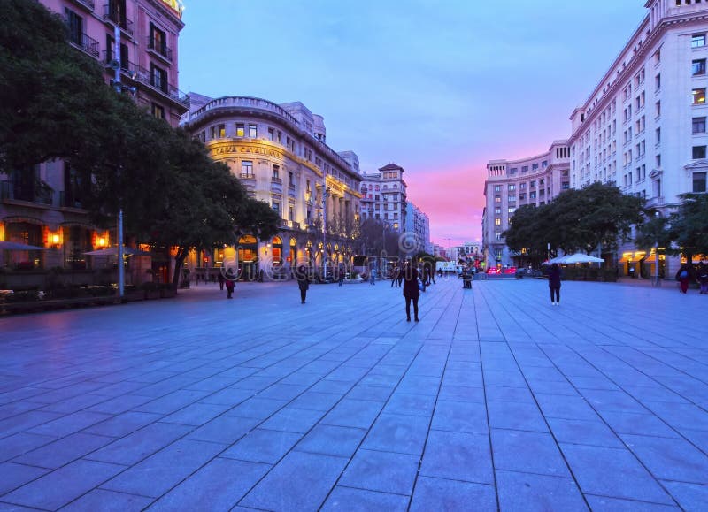 Nova Square in Barcelona editorial photo. Image of exterior - 42222041