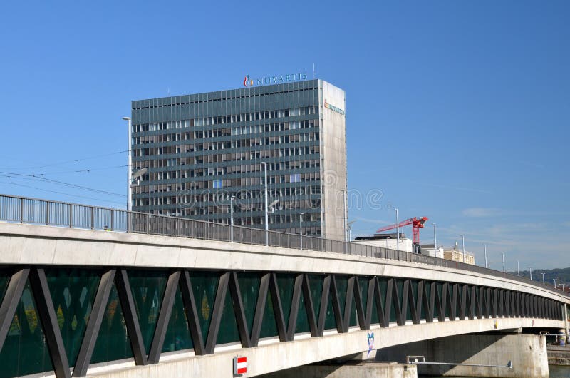 Novartis Headquarters in Basel, Switzerland Editorial Stock Image ...