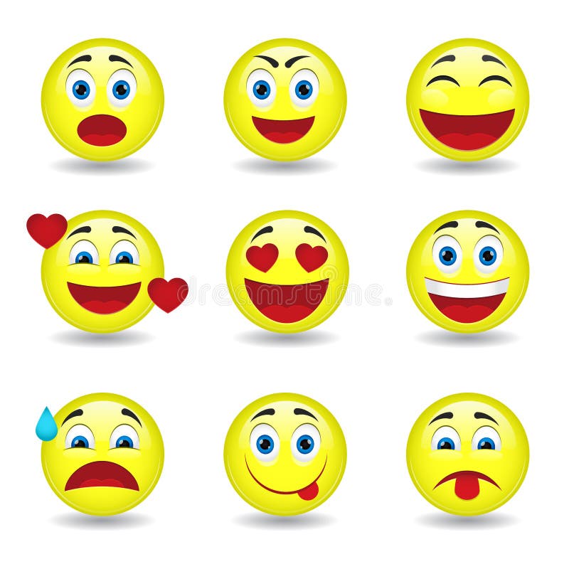 Smiley de cora ilustração stock. Ilustração de sentimental - 38262267