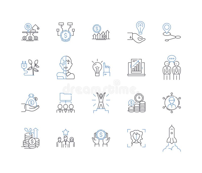 Novelty Line Icons Collection. Whimsical, Unusual, Eccentric, Playful ...