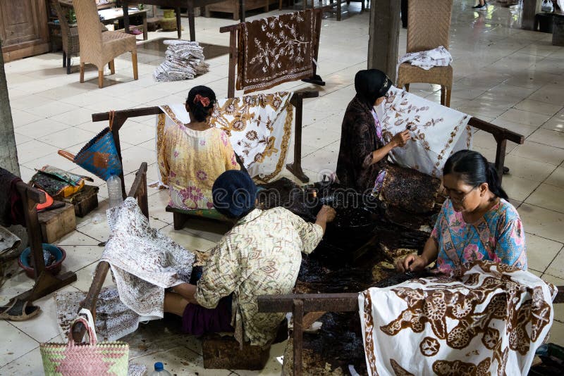 November 5, 2022 Batik Painting Process in Lasem, Central Java ...