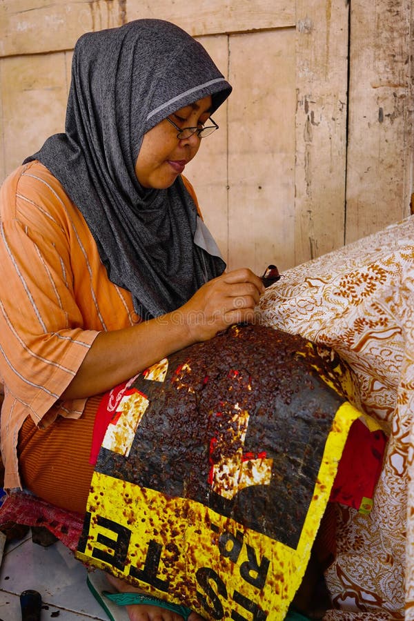 November 5, 2022 Batik Painting Process in Lasem, Central Java ...