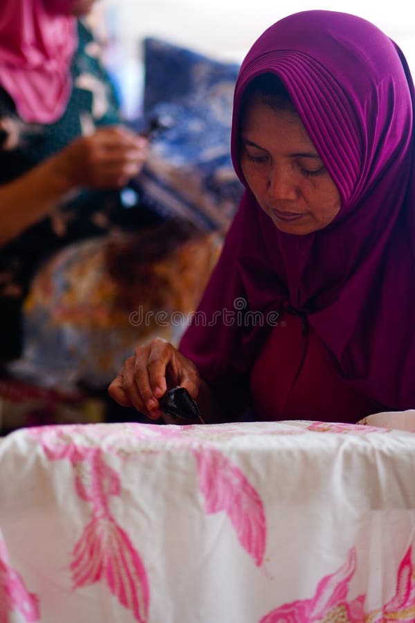 November 5, 2022 Batik Painting Process in Lasem, Central Java ...