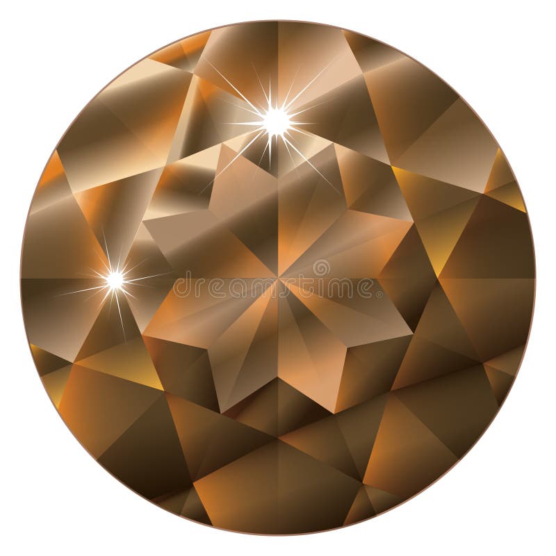 November Birthstone - Topaz Stock Vector - Illustration of gemstone ...