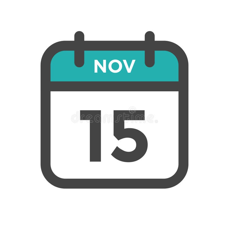 November 15 Calendar Day or Calender Date for Deadlines or Appointment ...