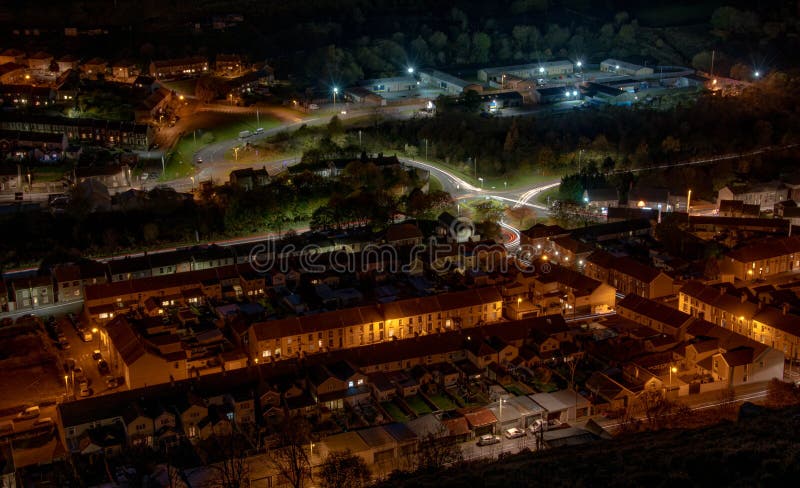 November Evening, Williamstown. Stock Image - Image of penygraig ...