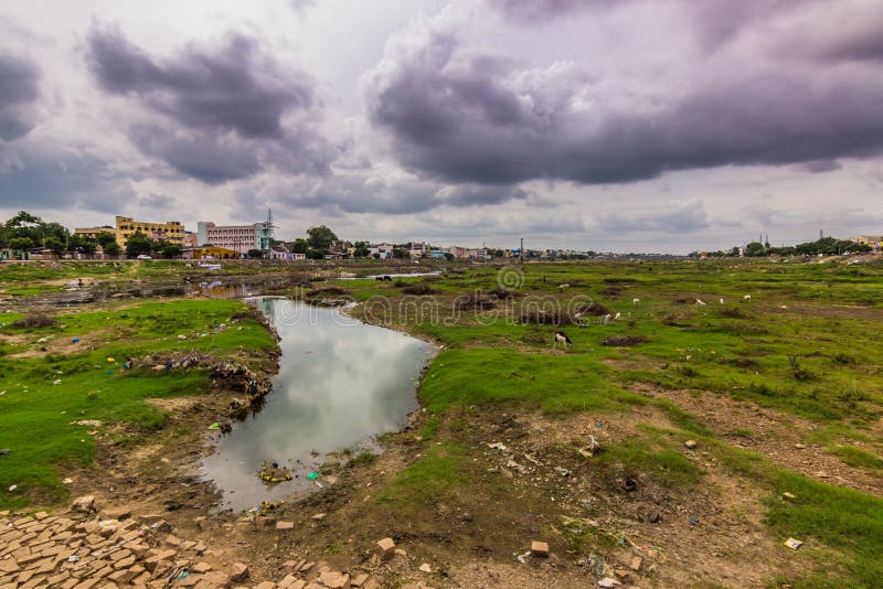 November 13, 2014: Landscape Around Madurai, India Stock Image - Image ...