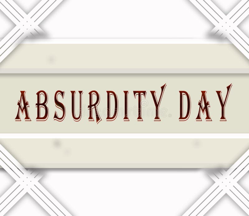 November Month, Day of November.Absurdity Day, on White Background ...
