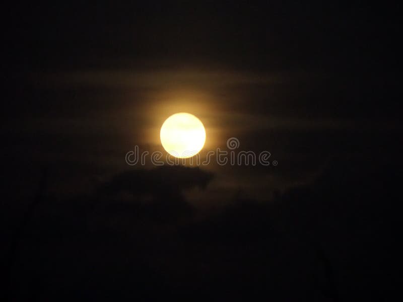 November moon stock image. Image of night, rising, darkness - 46493263