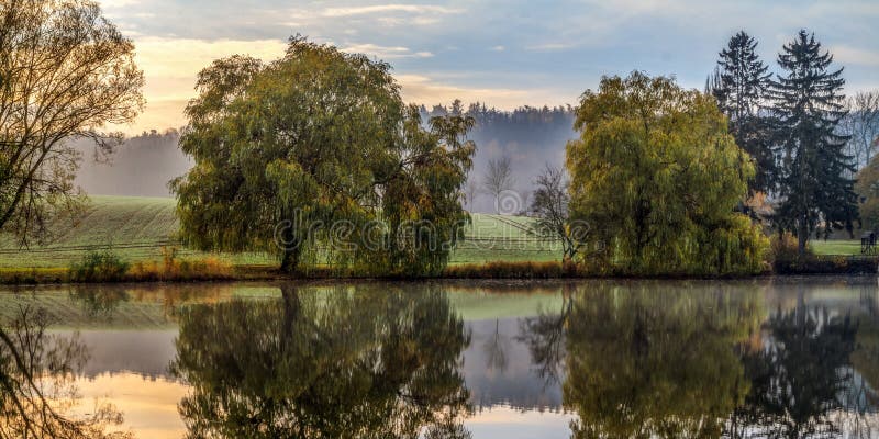 November Morning Landscape stock photo. Image of europe - 35274078