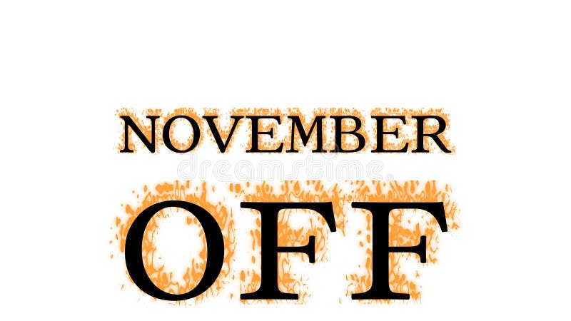 November on Fire stock illustration. Illustration of burn - 7714693