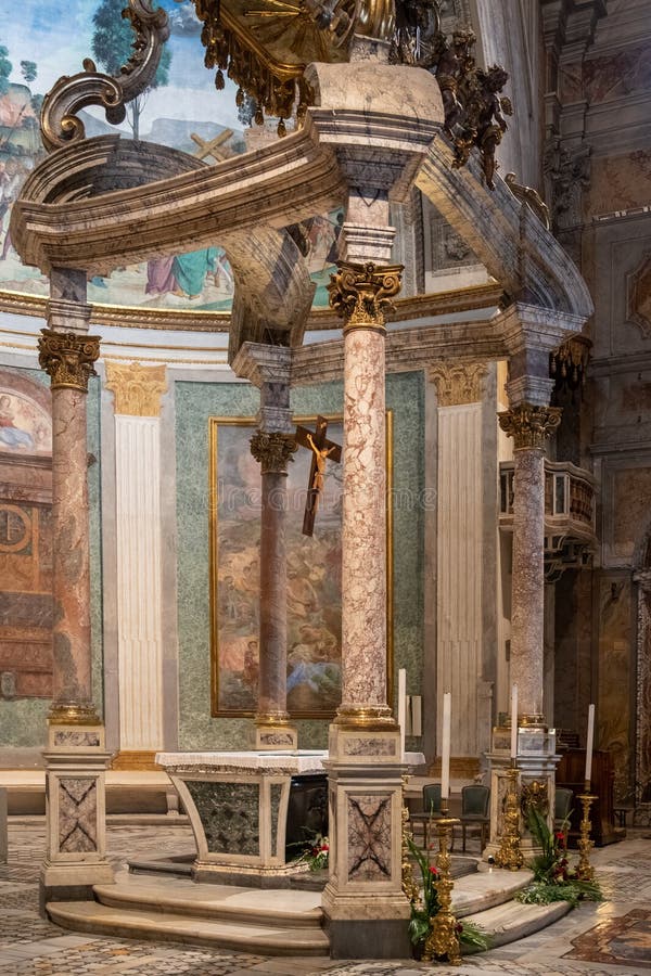 Interior of the Basilica of the Holy Cross in Jerusalem Editorial Stock ...