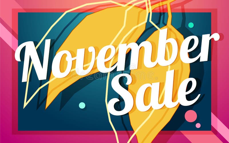 November Sale Fire Text Effect Black Background Stock Illustration ...