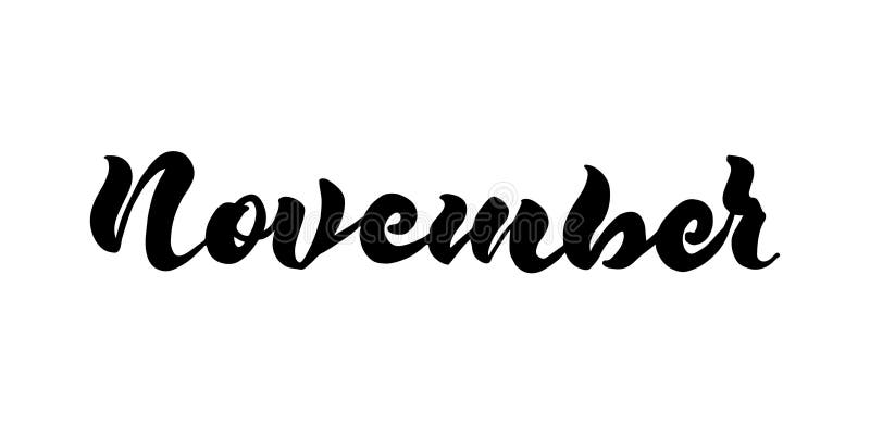 November Text Stock Illustrations – 28,092 November Text Stock ...