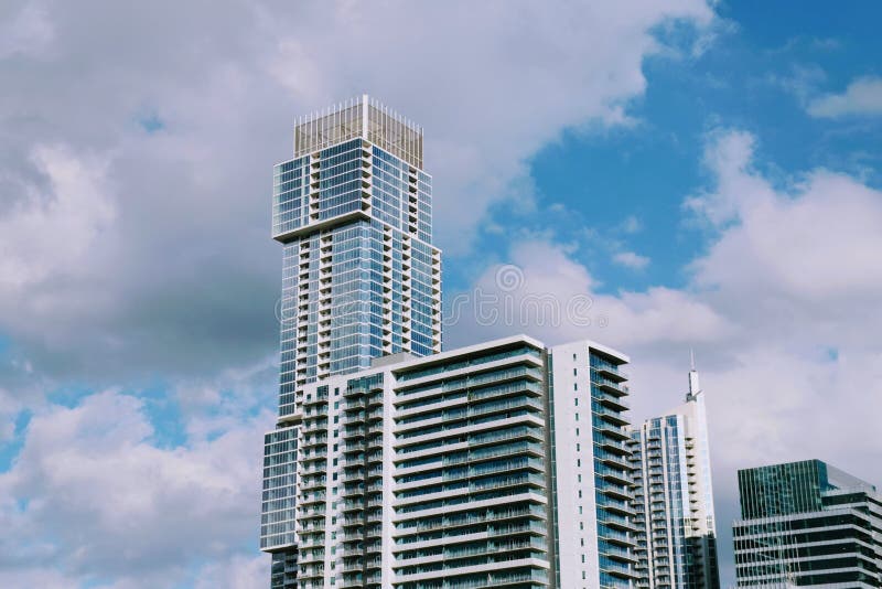 Generic Buildings & Skyline Stock Image - Image of clouds, skyline ...