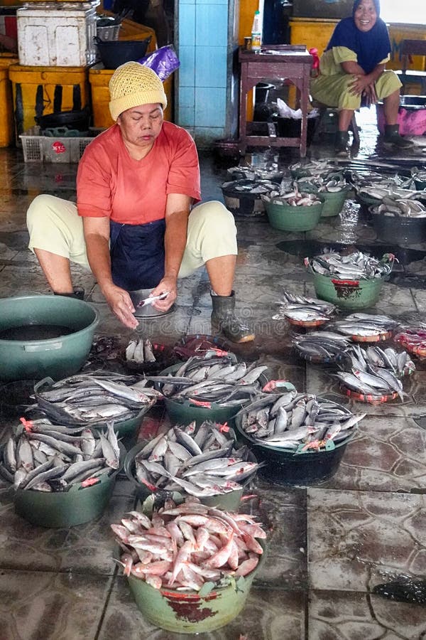 November 6, 2022. Traditional Fish Market in Jepara, Central Java ...