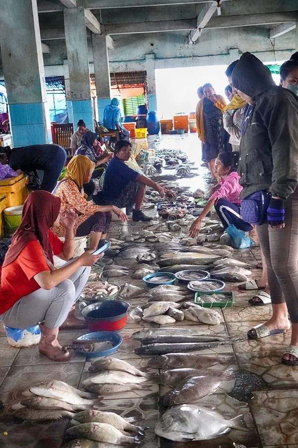 November 6, 2022. Traditional Fish Market in Jepara, Central Java ...