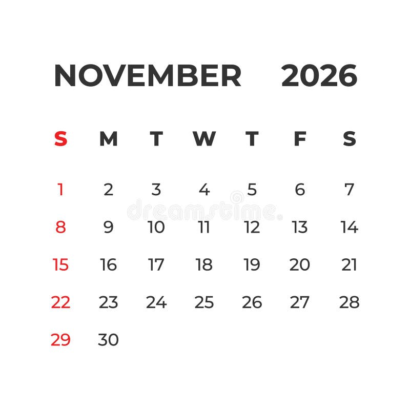 Calendar Grid for 2022 and 2023 Years. Simple Vertical Template in ...