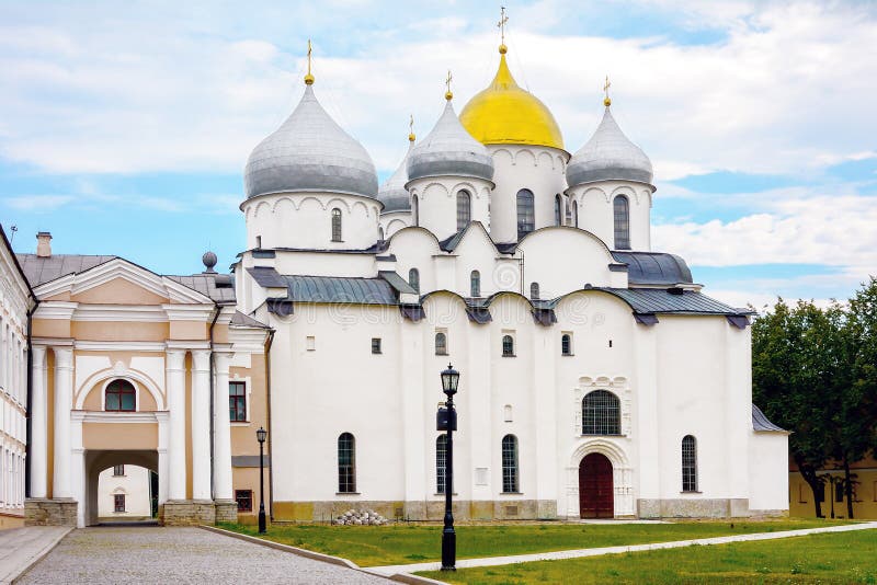 Novgorod the Great, the Saint Sophia Cathedral Stock Photo - Image of ...