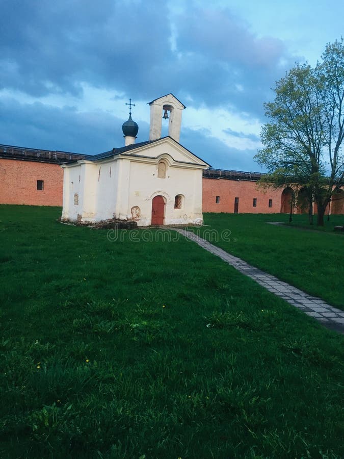 Architecture, Kremlin, Veliky Novgorod, Russian Style Stock Image ...