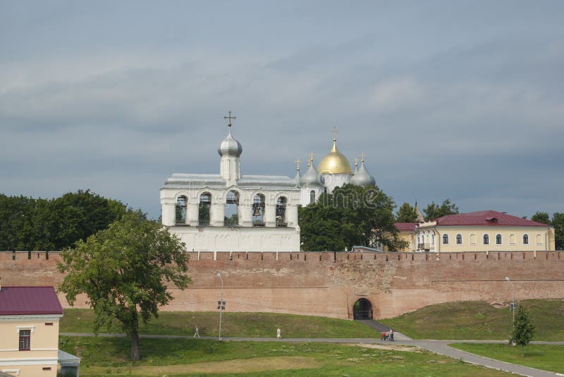 Novgorod Kremlin stock image. Image of citadel, great - 35892187