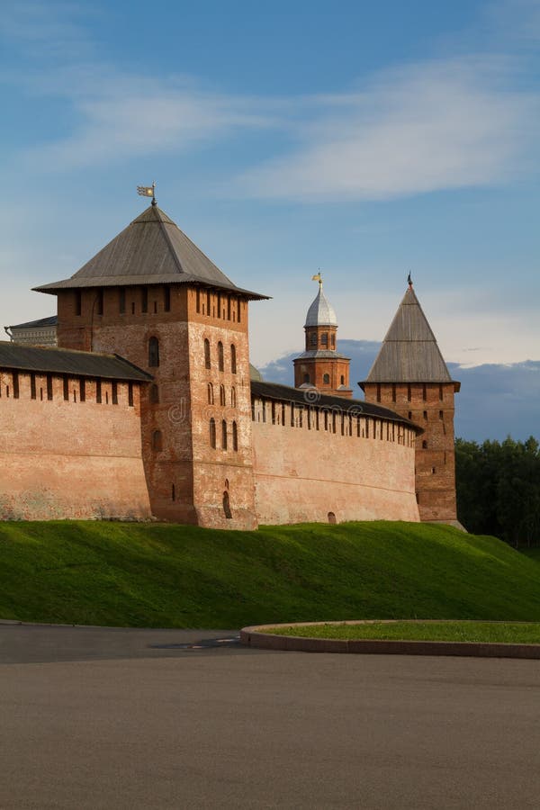 Novgorod Kremlin stock photo. Image of bastion, summer - 39555304