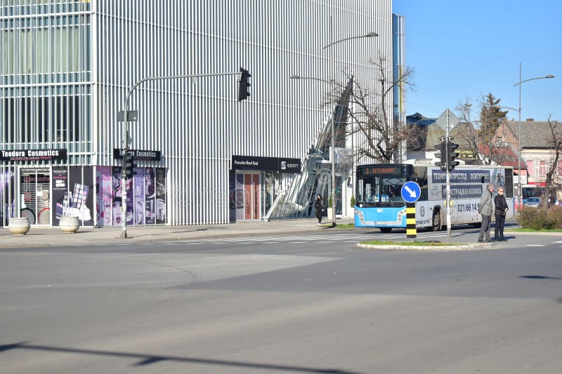 Public Bus Transport System in Novi Sad, Serbia. Editorial Stock Photo ...