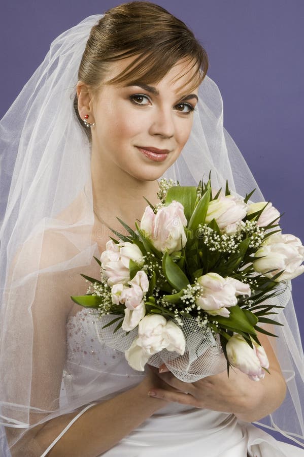 Novia Hermosa De La Mujer Joven Foto de archivo - Imagen de boda ...